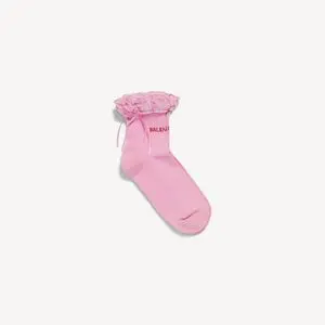 Balenciaga Bow Socks - Pink