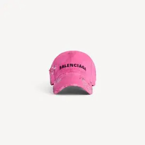 Balenciaga Upcycled Baseball Cap - Pink