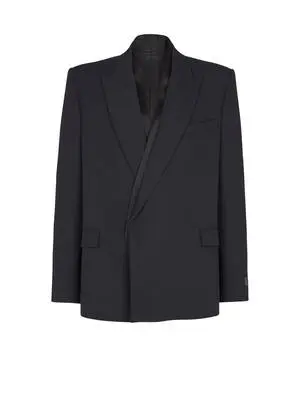 Balmain Grain De Poudre 1-button Jacket