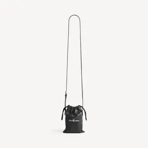 Balenciaga Shopper Phone Holder - Black