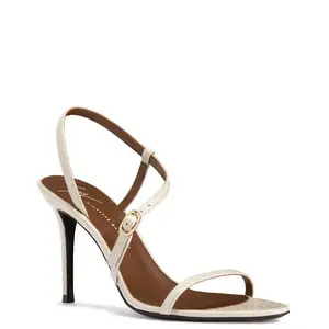 GIUSEPPE ZANOTTI Audrinette 90 Elaphe Carinata Sandals - Ivory