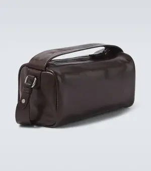 Prada Leather Tote Bag - Brown