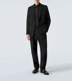 Saint Laurent Wool Gabardine Blazer