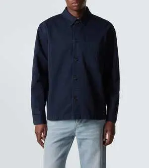 Saint Laurent Cassandre Cotton Shirt - Blue