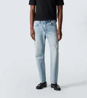 Saint Laurent Straight Leg Jeans - Blue