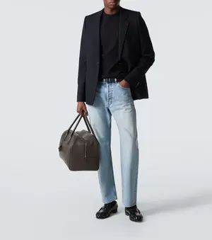 Saint Laurent Straight Leg Jeans - Blue