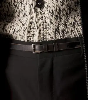 Prada Leather Belt - Black
