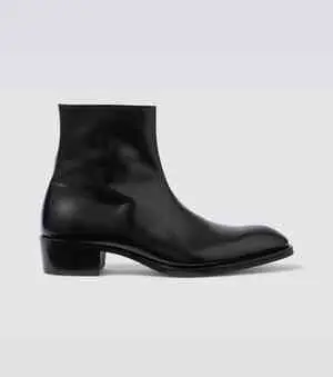 TOM FORD Vincent Leather Ankle Boots