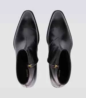 TOM FORD Vincent Leather Ankle Boots