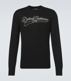 Dolce & Gabbana Logo Virgin Wool Sweater