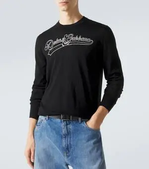 Dolce & Gabbana Logo Virgin Wool Sweater