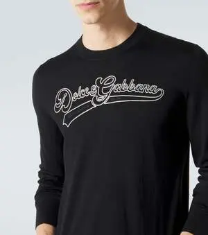Dolce & Gabbana Logo Virgin Wool Sweater