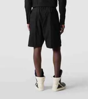 Rick Owens Cargobela Cotton Cargo Shorts - Black
