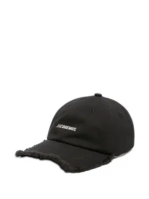 Jacquemus La Casquette Artichaut Baseball Cap - Black