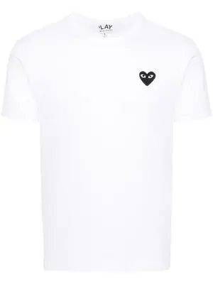 Play Comme Des Garcon Cotton T-shirt - White