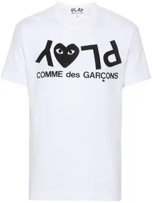 Play Comme Des Garcon Cotton T-shirt - White