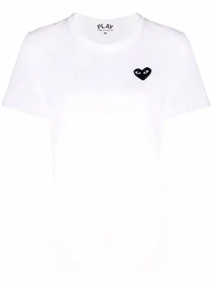Play Comme Des Garcon Cotton T-shirt - White