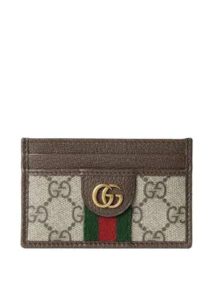 Gucci Ophidia Gg Card Case - Brown