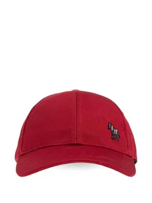 Paul Smith Zebra Logo Organic Cotton Cap - Red