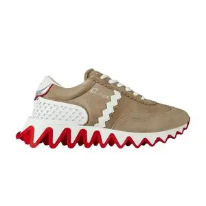 CHRISTIAN LOUBOUTIN Loubishark Flat - Tan