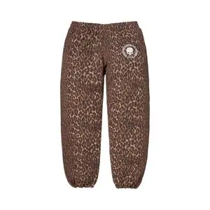 Supreme X Number Ine Leopard Drawstring Sweatpants