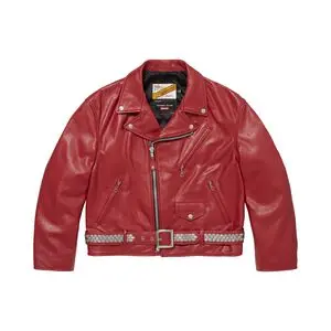 Supreme X Number Ine X Schott Perfecto Leather Jacket