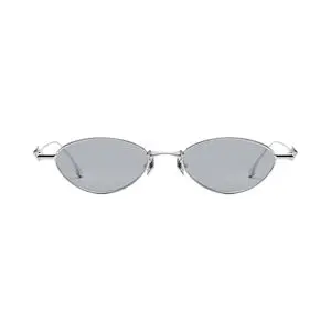 GENTLE MONSTER Eden 02 Oval Frame Sunglasses - Silver