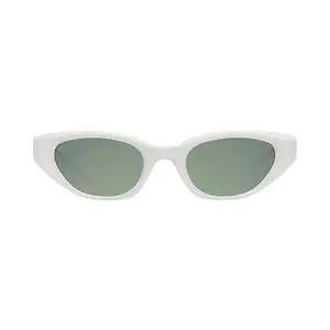 GENTLE MONSTER Verse W2 Star Detail Cat Eye Sunglasses - White