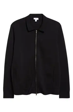 Sunspel Merino Wool Zip Cardigan