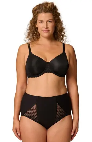 Simone Perele Subtile Underwire Minimizer Bra - Black