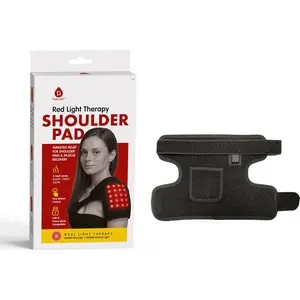 PURSONIC Red Light Therapy Shoulder Pad - Black