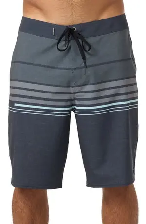 O'Neill Hyperfreak Heat Stripe Swim Trunks - Phantom