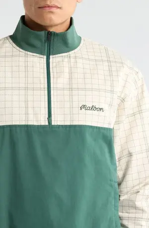MALBON Spruce Half Zip Golf Pullover