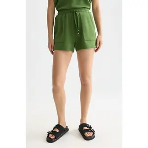 Scotch & Soda Drawstring Waist Scuba Knit Shorts