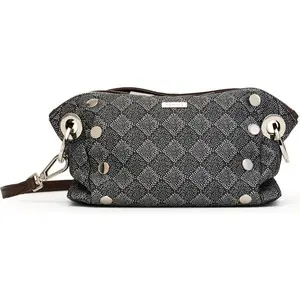 HAMMITT Small Daniel Crossbody Clutch - Diamond Marquee/silver