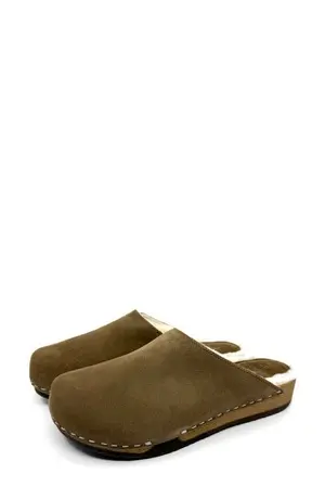 KUNSTEN Ella Genuine Shearling Lined Clog
