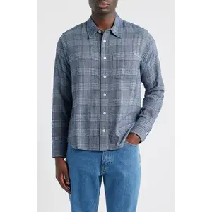CORRIDOR Ocean Parkway Cotton Blend Button-up Shirt