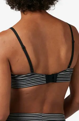 TOMBOYX Rib Triangle Bralette - Icy Stripe