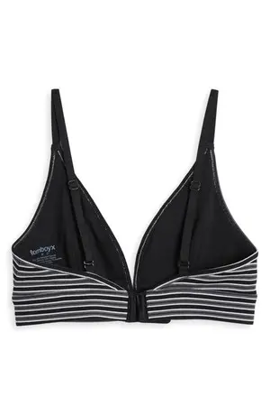 TOMBOYX Rib Triangle Bralette - Icy Stripe