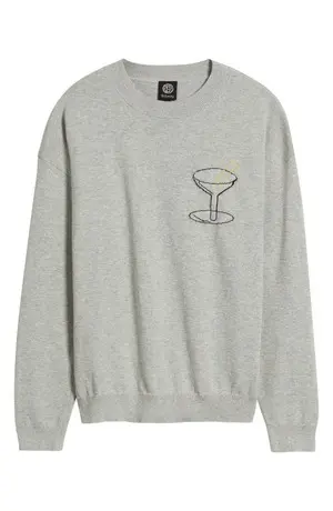Bobeau Martini Crewneck Cotton Sweater