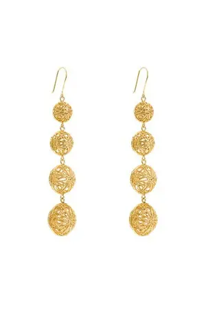FREYA ROSE Ava Statement Earrings - Gold