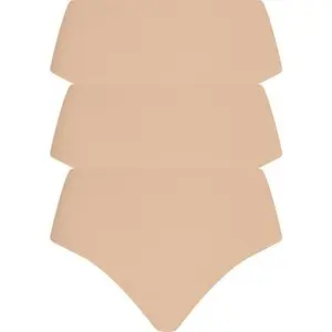 Commando Classic 3-pack High Rise Thongs - Multi-pack Tan