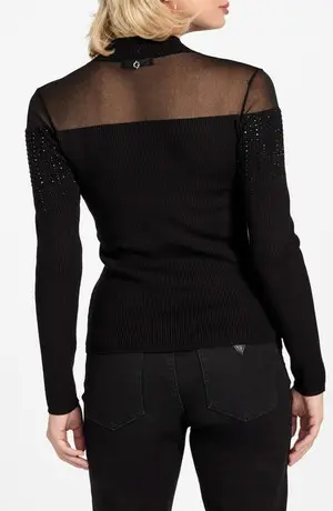 Guess Jeena Illusion Neck Sweater