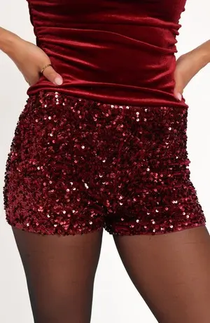 PETAL & PUP Sequin Shorts