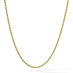 VINCERO Rope Chain Necklace - Gold