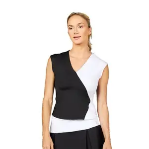 SOFIBELLA Cap Sleeve Tennis Tank
