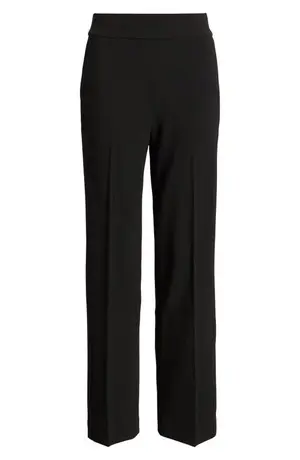 Anne Klein Grace High-waist Pull-on Pants - Anne Black