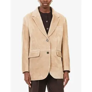 ARMA Benny Notch-lapels Suede Jacket