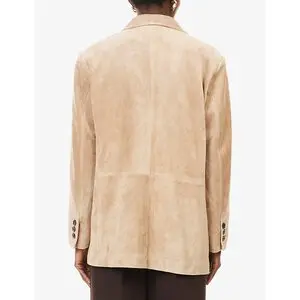 ARMA Benny Notch-lapels Suede Jacket
