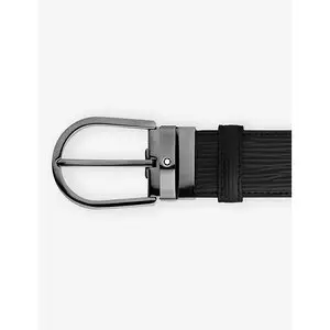 Montblanc Horseshoe Buckle Leather Belt - Multi-coloured
